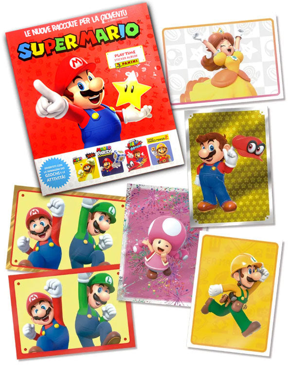 PANINI Stickers Super Mario Album Starter Pack — AMAZINGAMES - SWISS