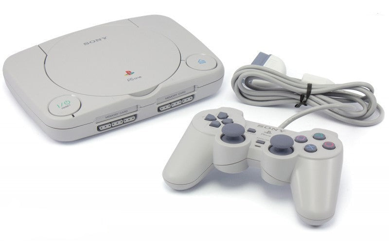 Console PSOne Slim + Controller PSOne originale #bianco [Scatola origi ...
